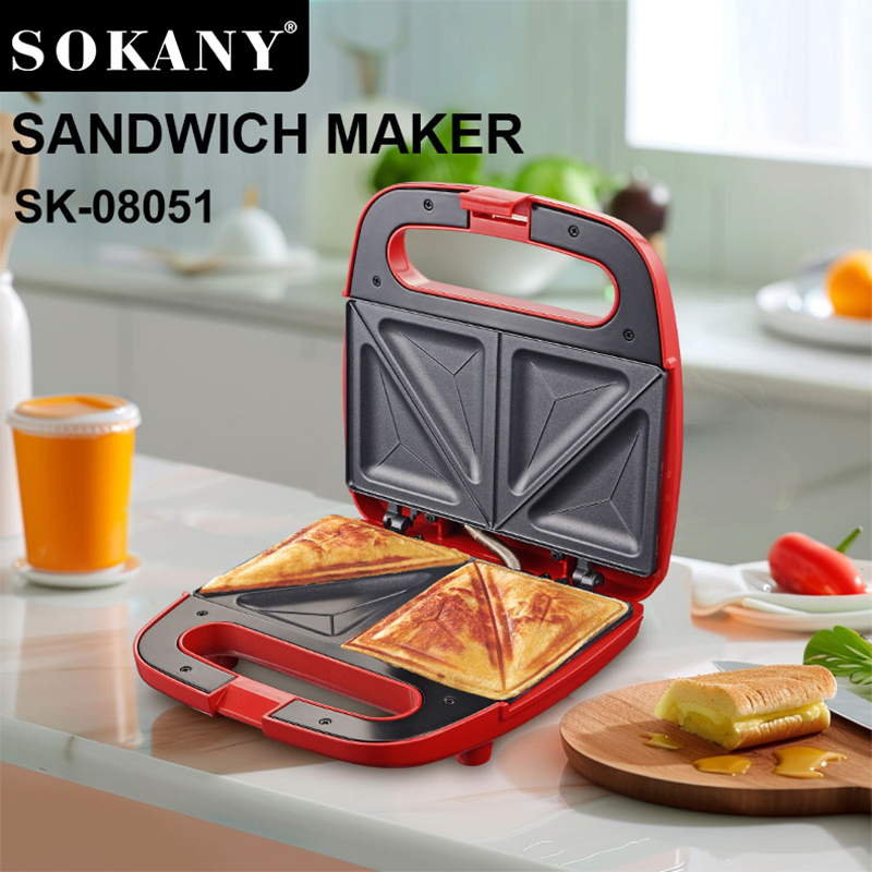 Custom Sandwich Maker with Non - Stick Coating | SOKANY