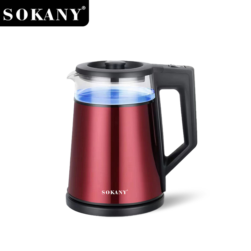 SOKANY Sk-SH-1076 1.7L Electric Kettle with Auto Shut-Off, Water Level ...