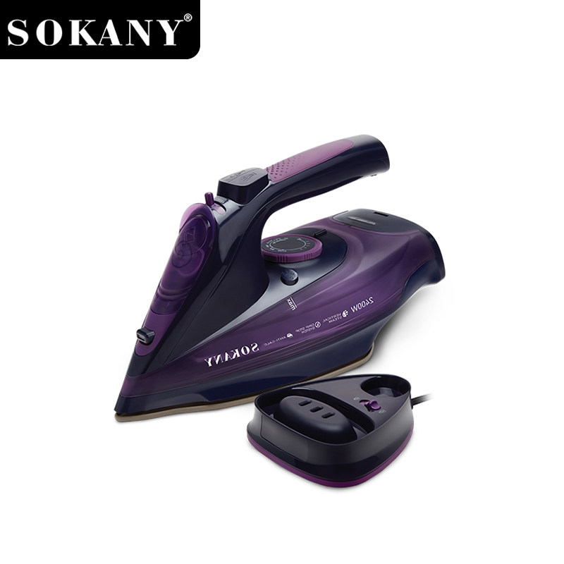 SOKANY AJ-2085 Wireless Iron with Adjustable Thermostat & Safety ...