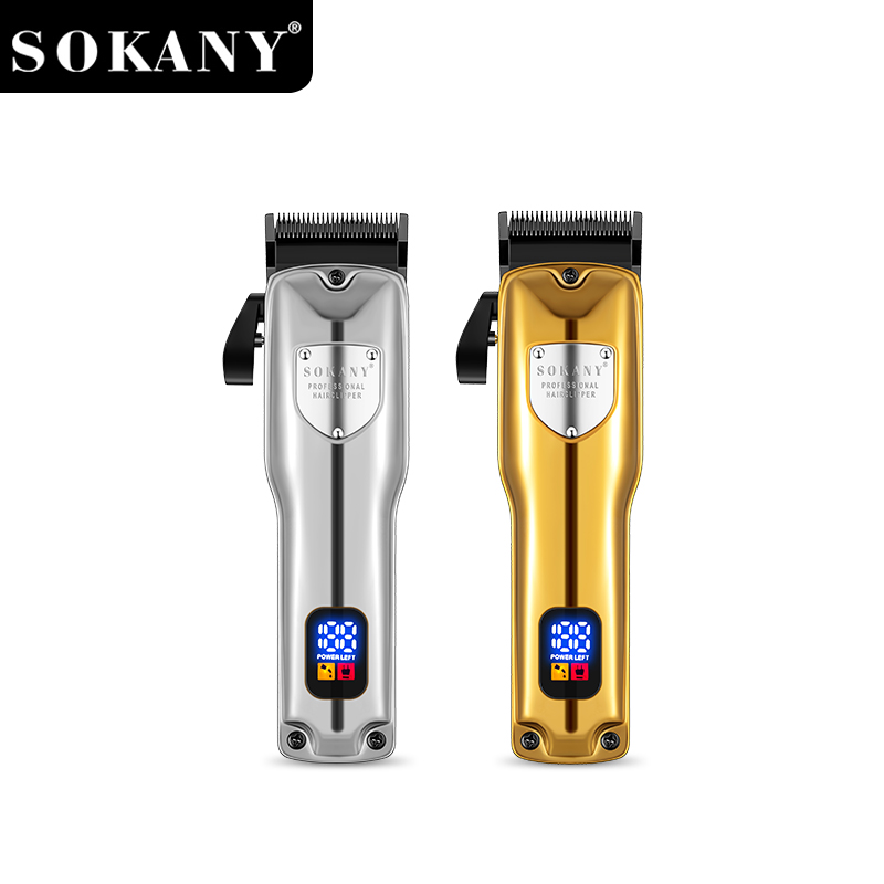 SOKANY - Custom Hair Clipper with Stainless Steel Cutter Head