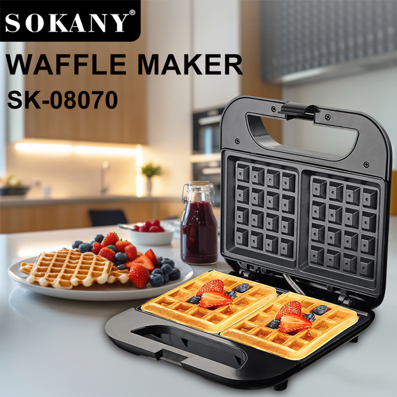 SOKANY Custom 750W Portable Waffle Maker Company & Factory