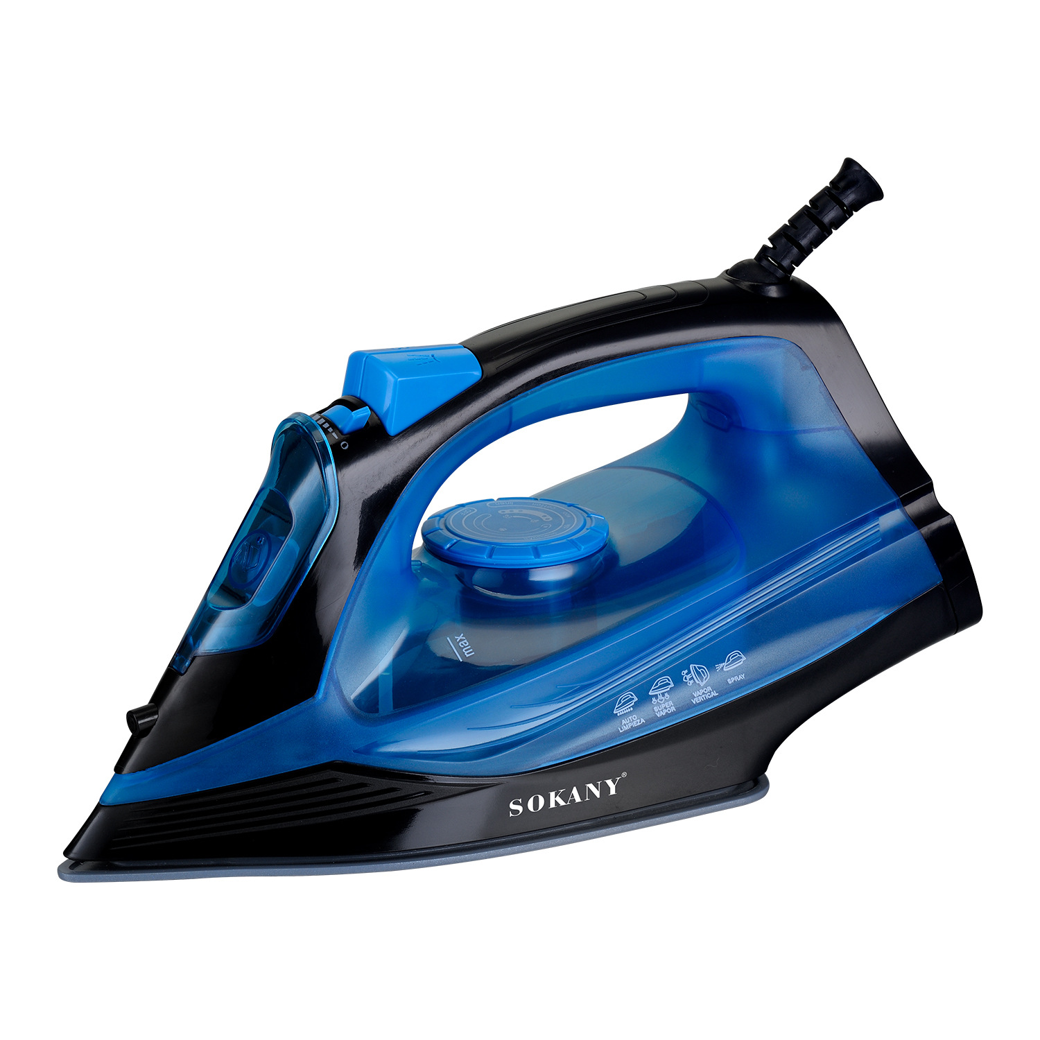 SOKANY SK-11024 Steam Iron | Ceramic Soleplate | 260ml Water Tank ...